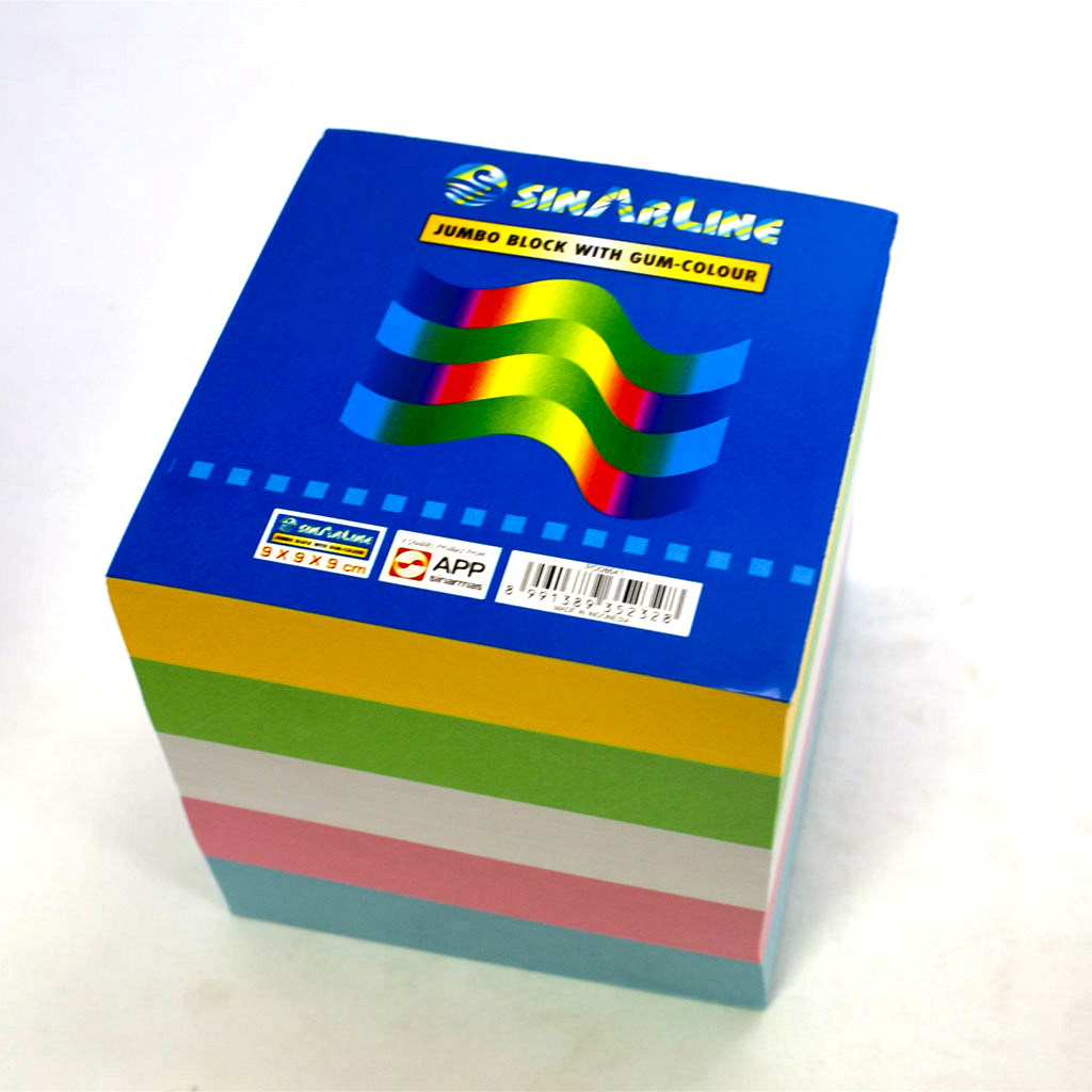 SINARLINE JUMBO BLOCK PAD WITH GUM COLOR – Arizone Qatar